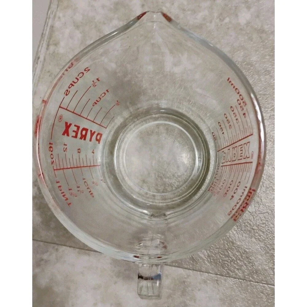 Pyrex | Kitchen | Pyrex 2cup Glass Measuring Cup Standard And Metric ...